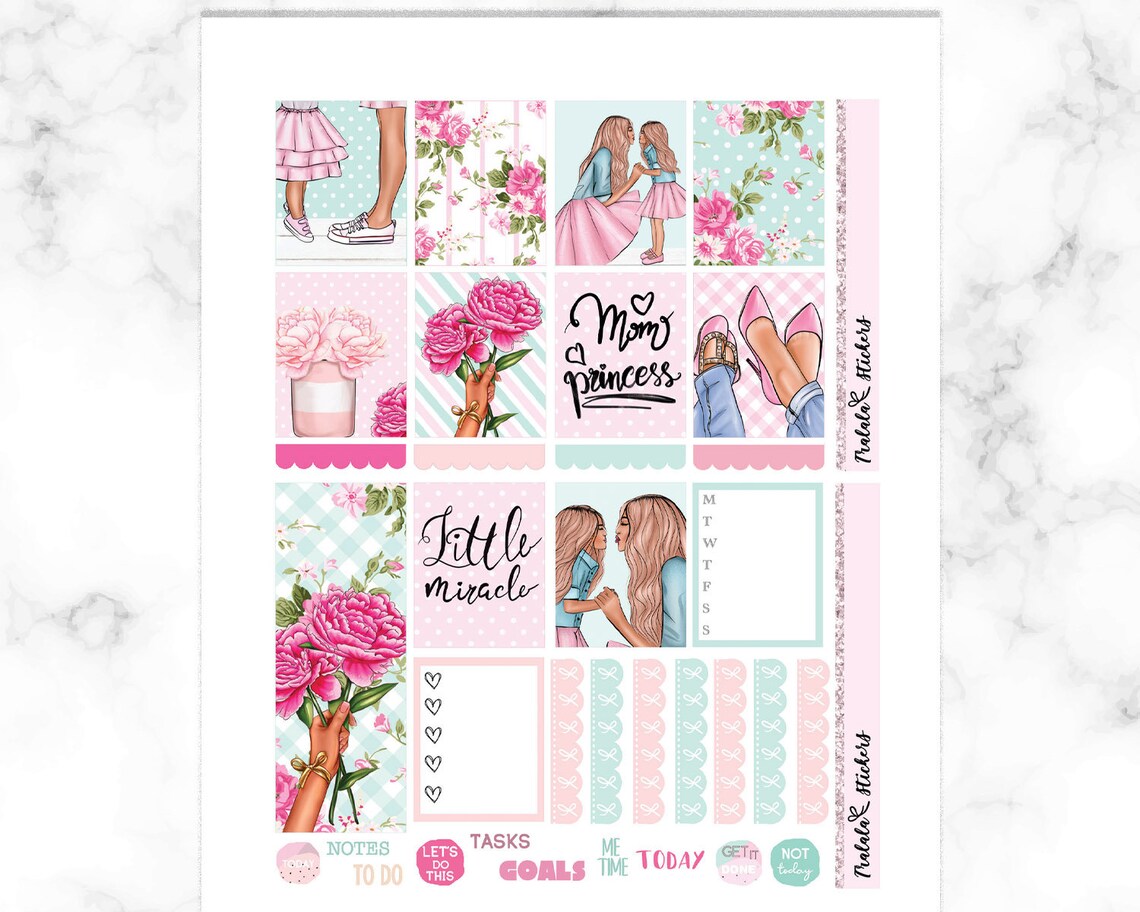 Mother Day Printable Stickers Mom Printables Mother - Etsy