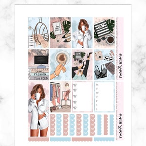 I'm Very Busy Printable Planner Sticker Kits, MAMBI Set, Happy Planner ...