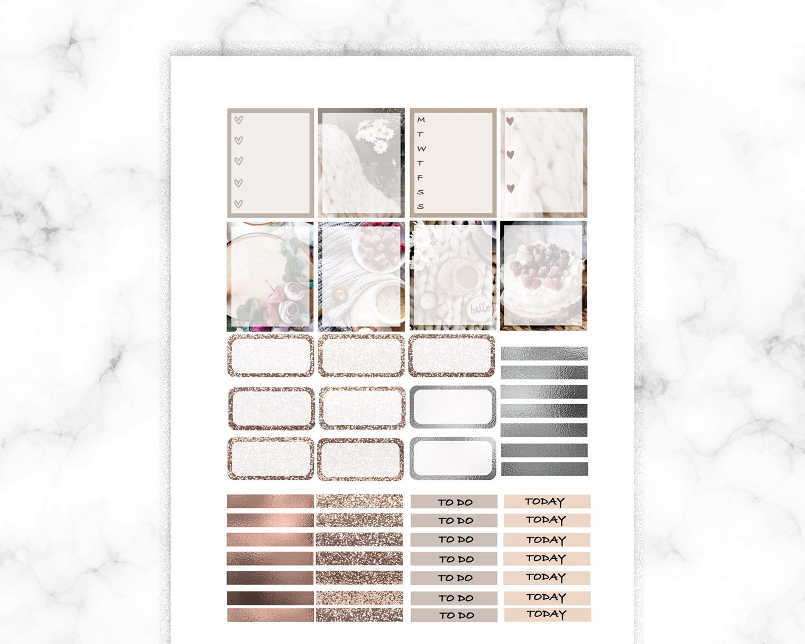 Good Morning Erin Condren Printable Planner Stickers Vertical - Etsy