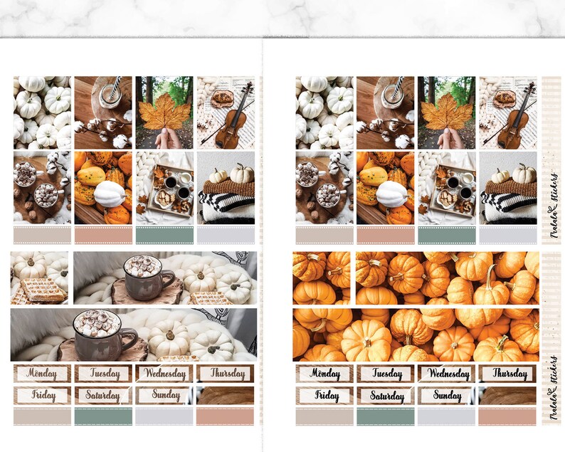 Pumpkin Spice Latte Planner Sticker Printable for Erin Condren Life ...