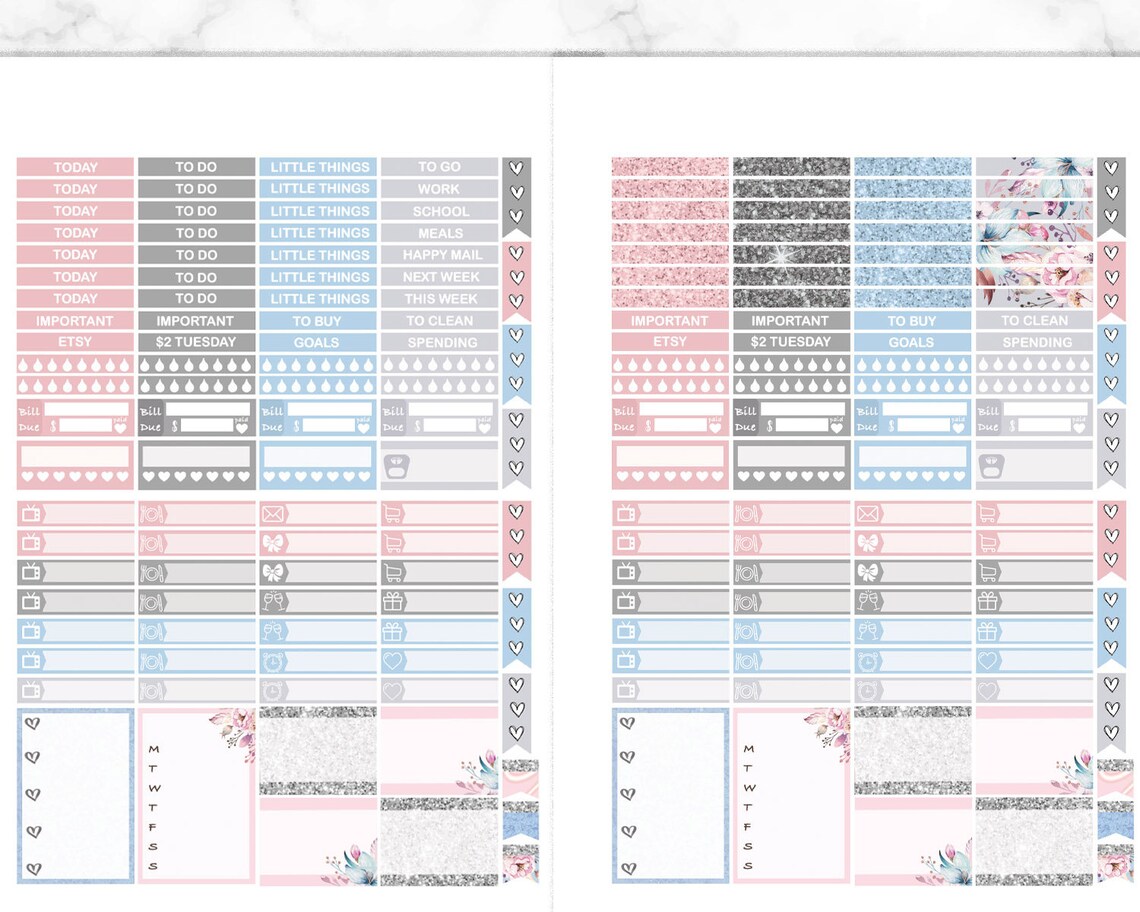 Maternity Printable Planner Stickers for Happy Planner Classic, Mother ...