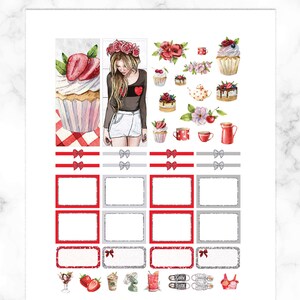Happy Planner Printable Planner Stickers, Tea Party, Watercolor ...