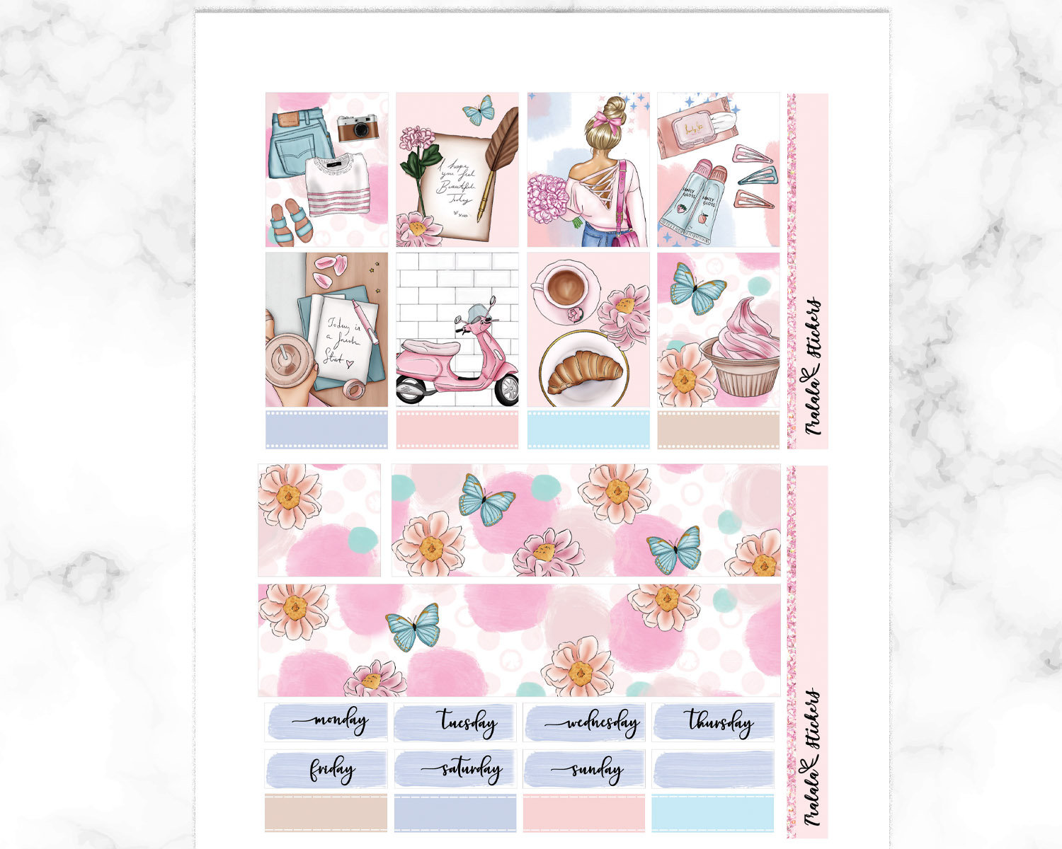 Erin Condren Printable Planner Stickers, Erin Condren Sticker Kit ...