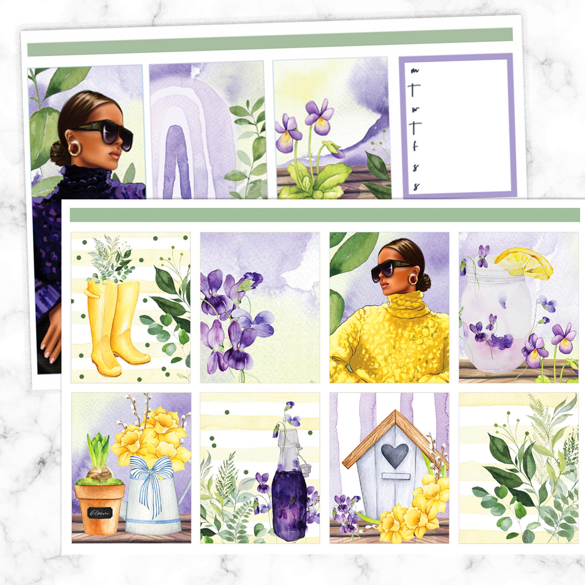 Erin Condren Planner Stickers Printable Planner Stickers - Etsy