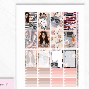 Printable Planner Stickers Hello Weekend for Happy Planner, Weekly ...