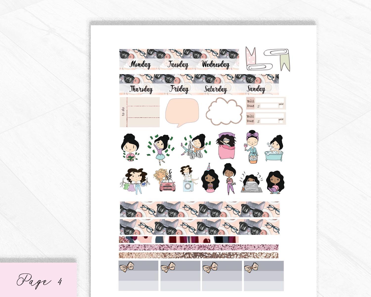 Printable Planner Stickers Hello Weekend for Happy Planner, Weekly ...