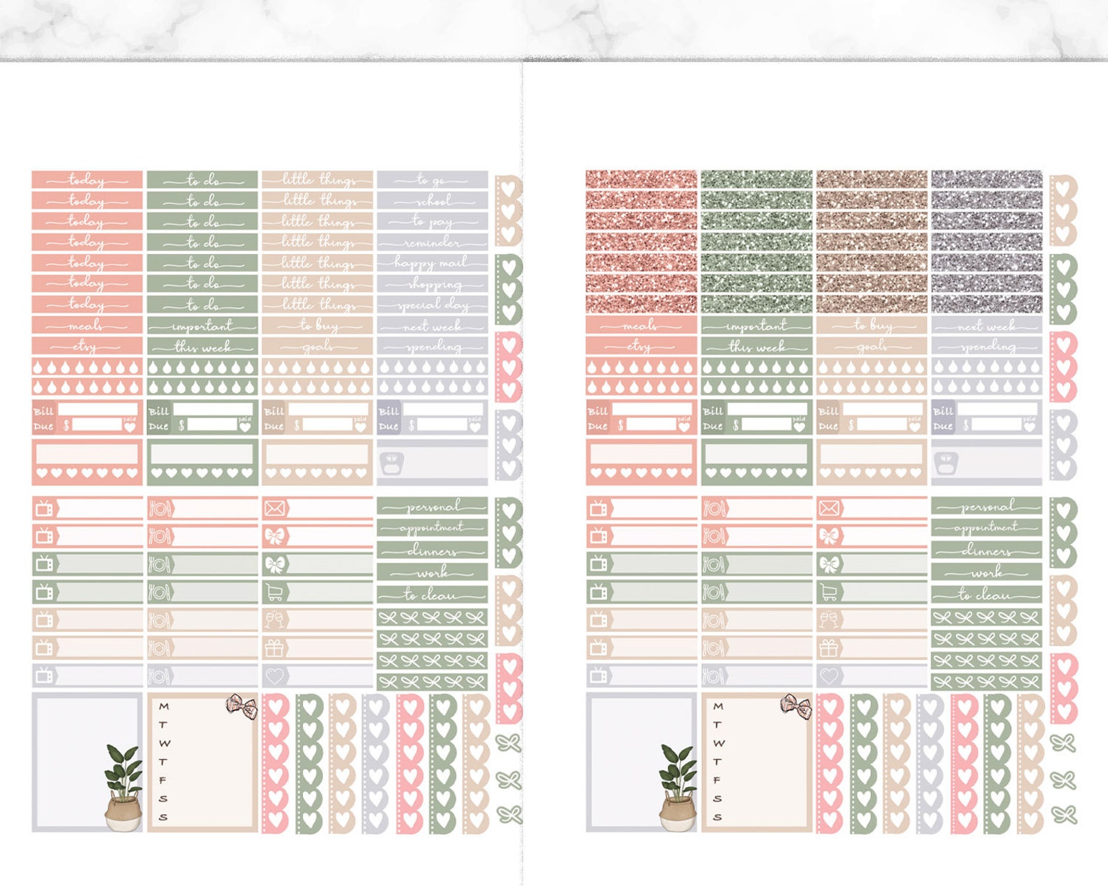 Work From Home Weekly Kit for Erin Condren Life Planner Vertical, ECLP ...