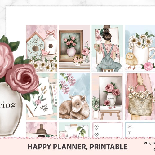 Printable Planner Sticker Kit Happy Planner Set Weekly - Etsy