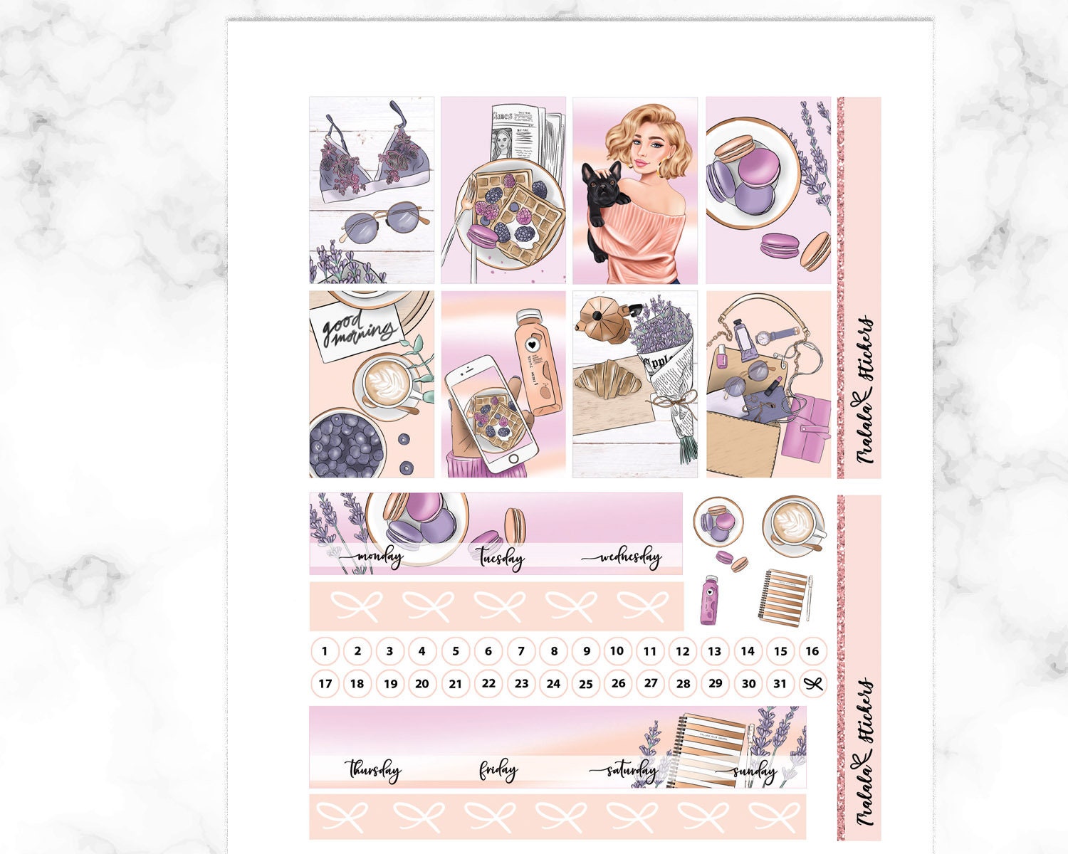 But First Coffee Happy Planner Stickers Printable, Printable Weekly Kit ...