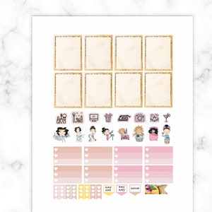 Printable Summer Sticker Kit for Erin Condren Life Planner,tropical Set ...