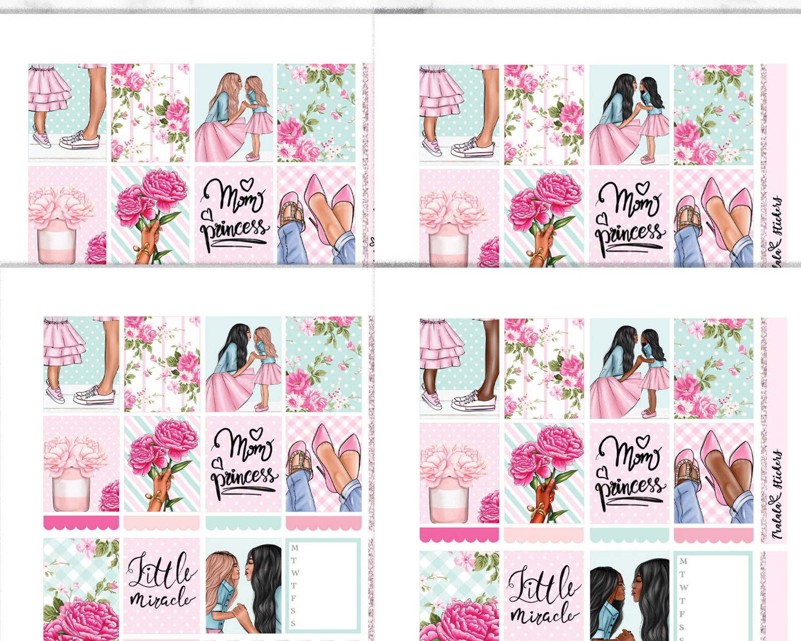 Mother Day Printable Stickers, Mom Printables, Mother Daughter, Family ...