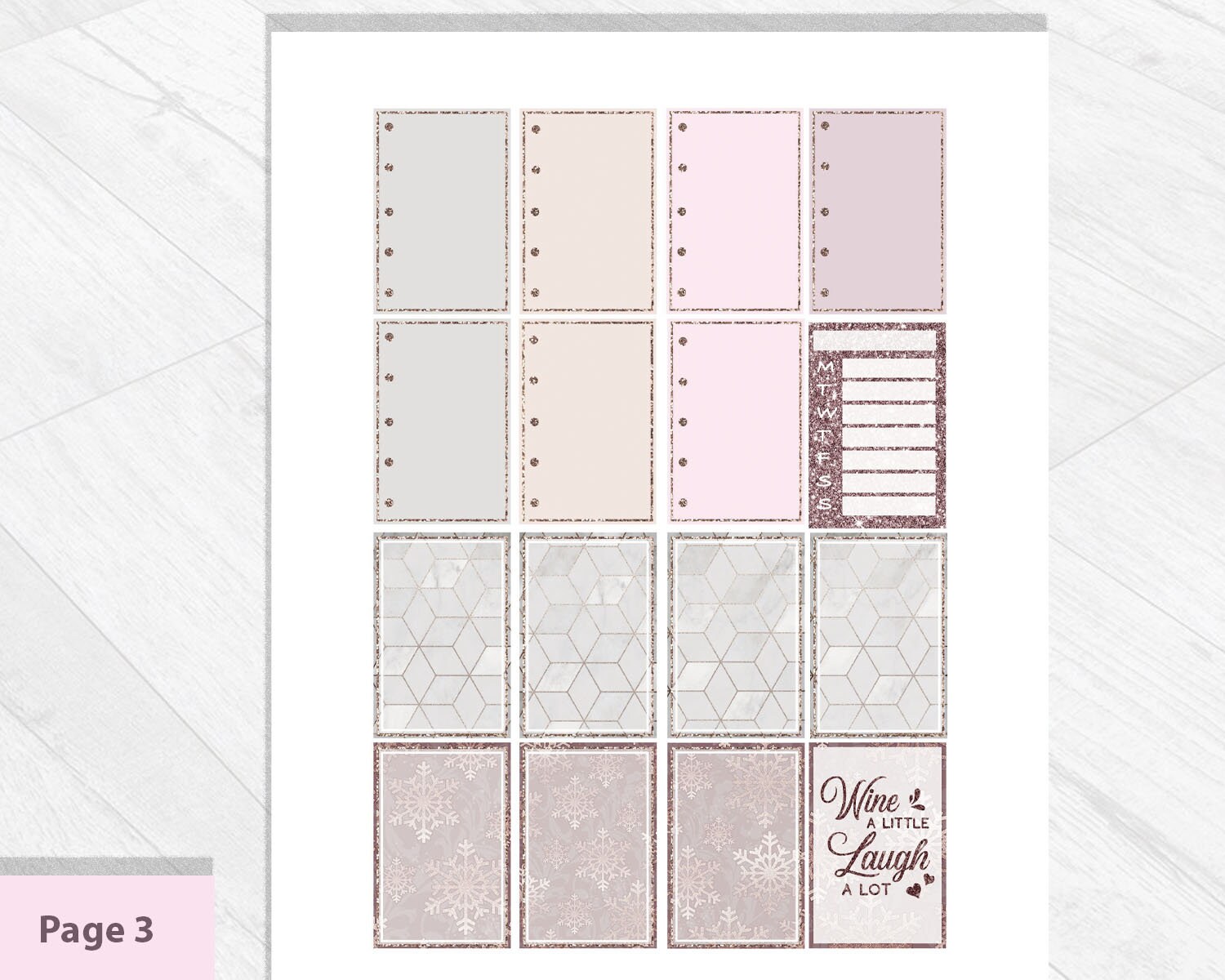 Lazy Day Printable Stickers Kit for Happy Planner Classic - Etsy