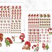 Christmas Countdown Planner Stickers Printable Xmas Printable - Etsy