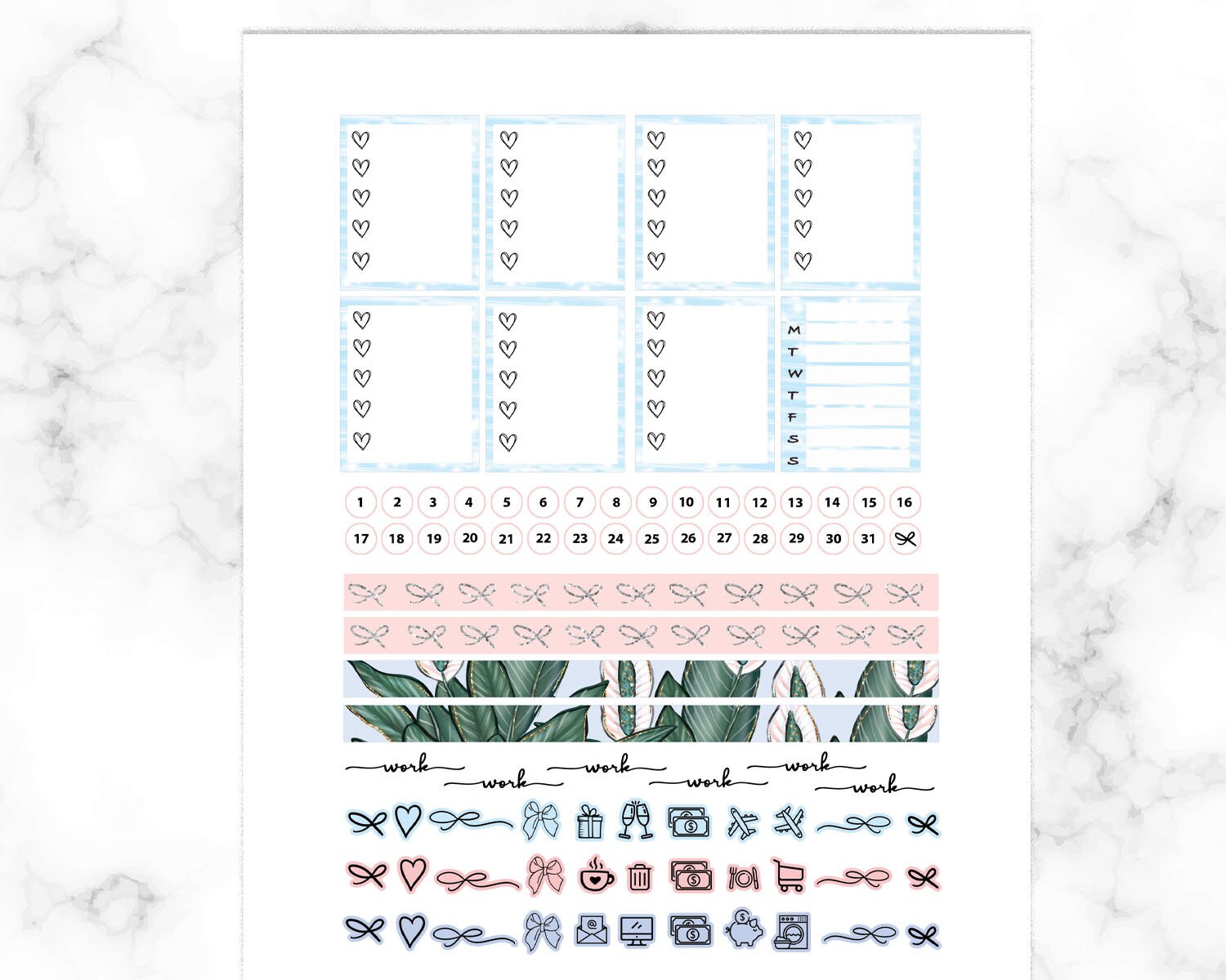 Meditation Printable Planner Stickers Erin Condren ECLP - Etsy