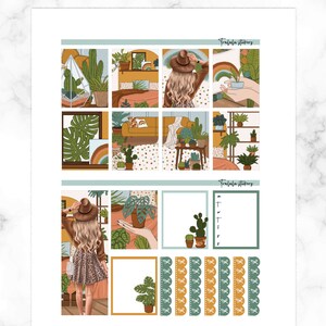 Printable Vertical Planner Weekly Kit, Plants Lovers, Nature's Planner ...