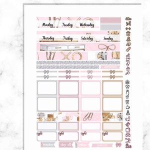 Gold Office Printable Planner Stickers Happy Planner Classic,stationary ...