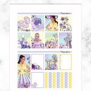 Erin Condren Planner Stickers Printable, Pastel Weekly Kit, Stickers ...