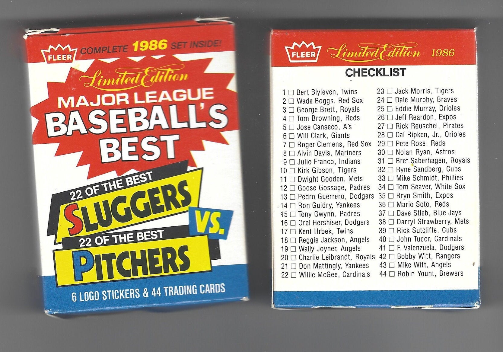 1986 FLEER BASEBALL Limited Edition Baseball's Best - Etsy 1986 FLEER BASEBALL Limited Edition Baseball's Best - Etsy