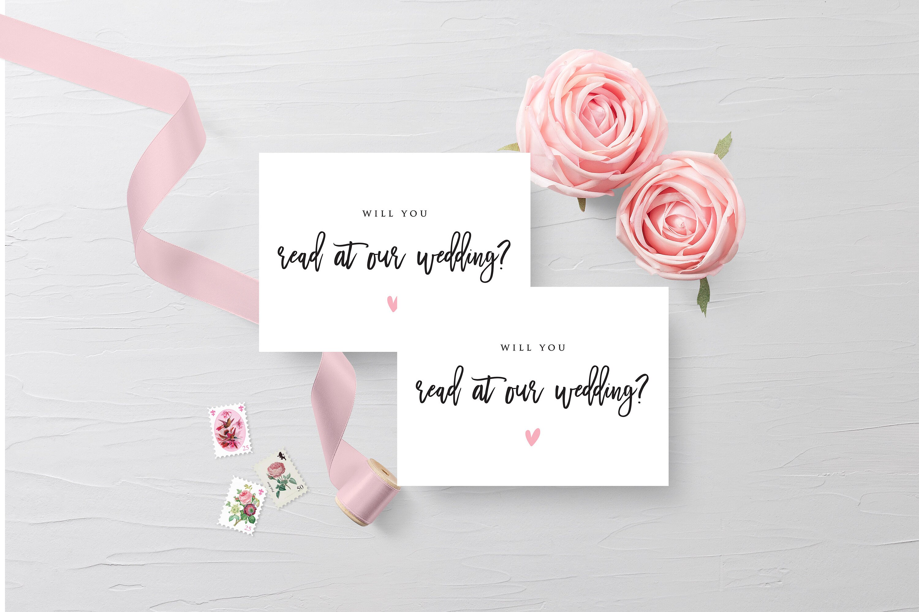 Will You Read at Our Wedding Card Reader Wedding Card Will - Etsy