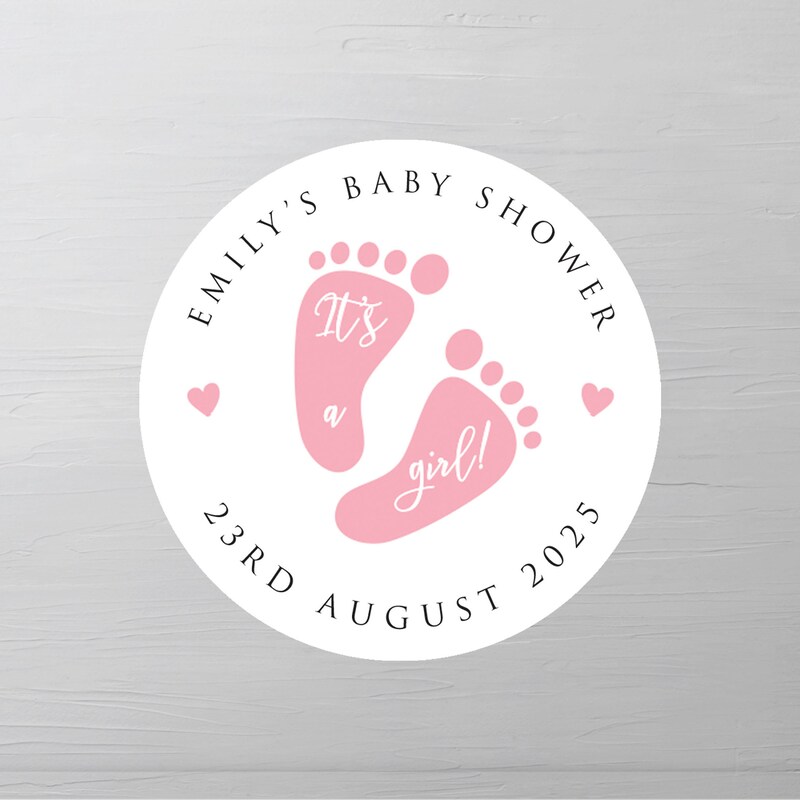 Baby Girl Stickers - Etsy