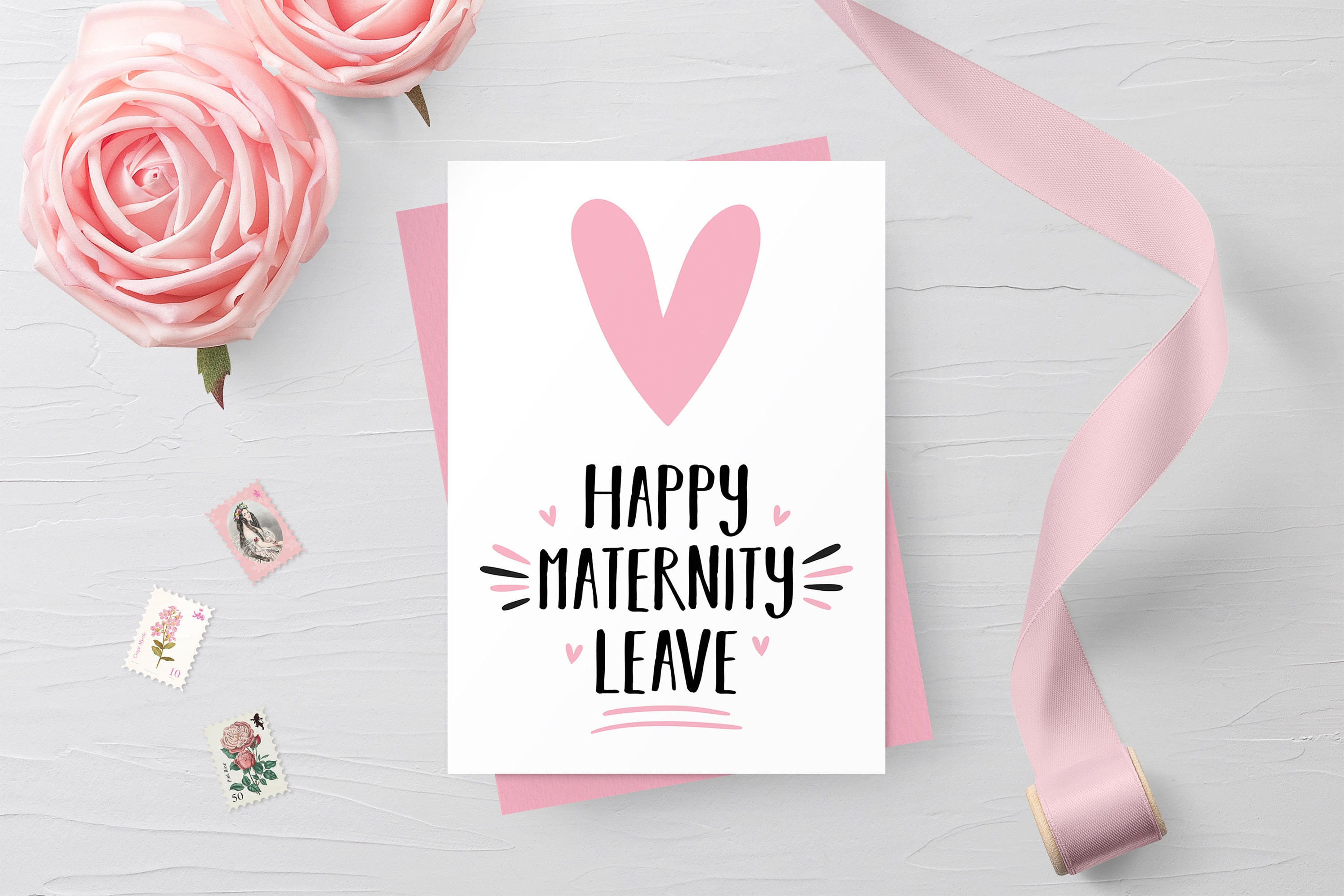 Happy Maternity Leave Card Cute Coworker Maternity Card Best | Etsy