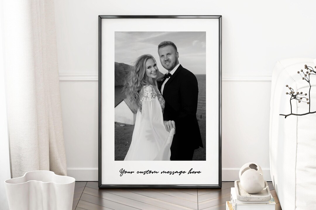 Personalised Photo Print, Custom Photograph Print Gift, Wedding Photo ...