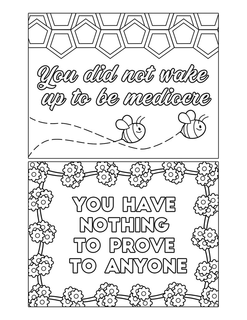 20 Charming Postcards, Coloring for Adults, 20 Printable Postcards ...