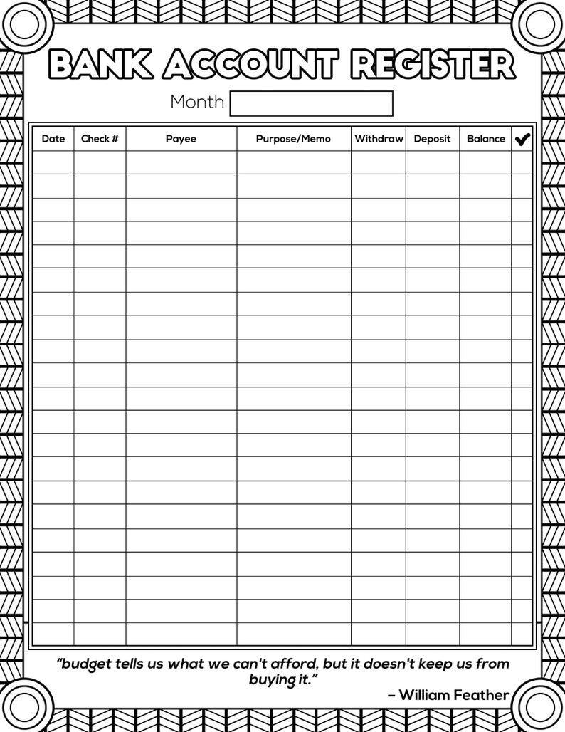 Beautiful Budget Coloring Planner Budget Planner Printable | Etsy