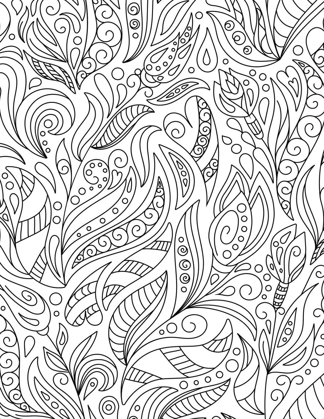 Twist, Pages for Adults, 3 Printable Coloring Pages, Instant Download ...