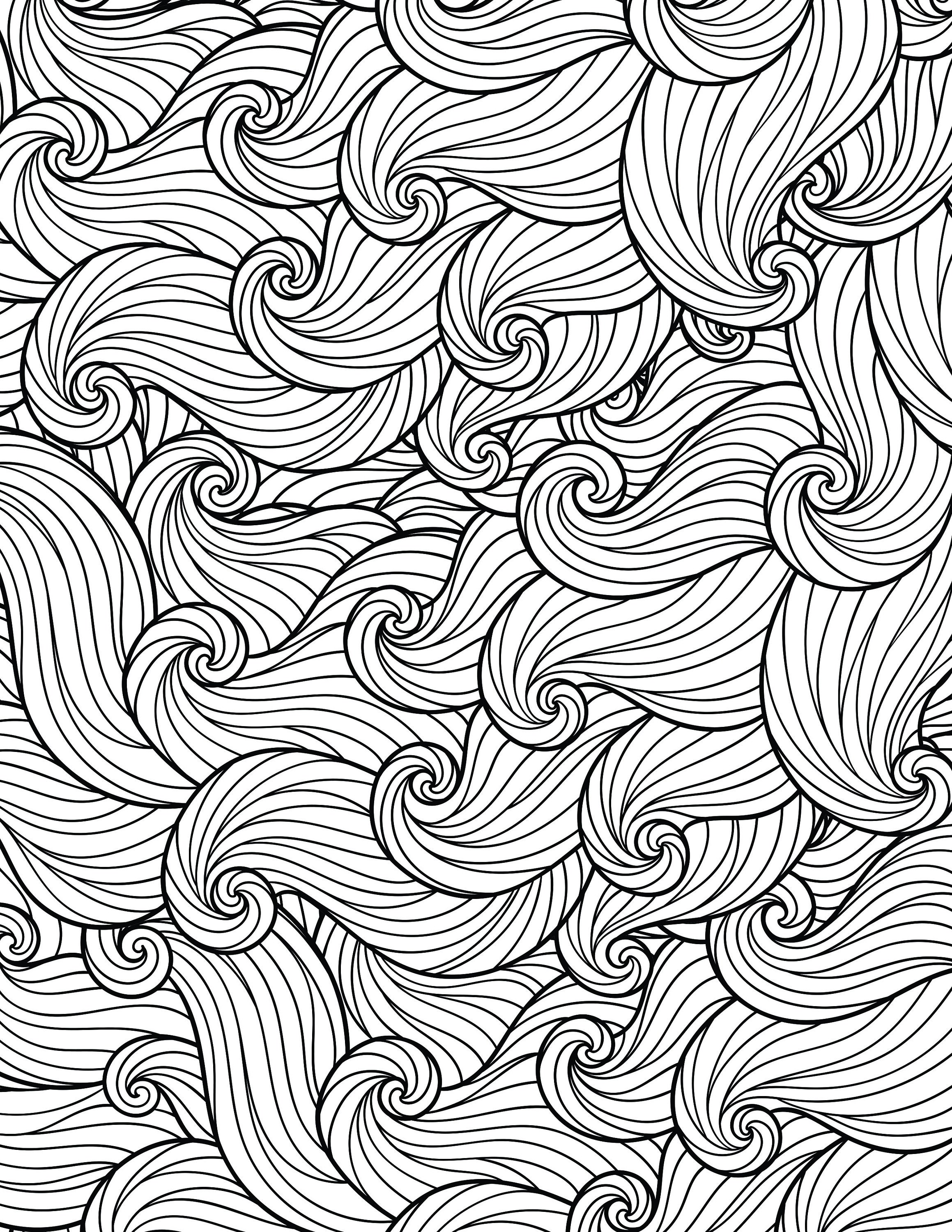 Twist, Pages for Adults, 3 Printable Coloring Pages, Instant Download ...