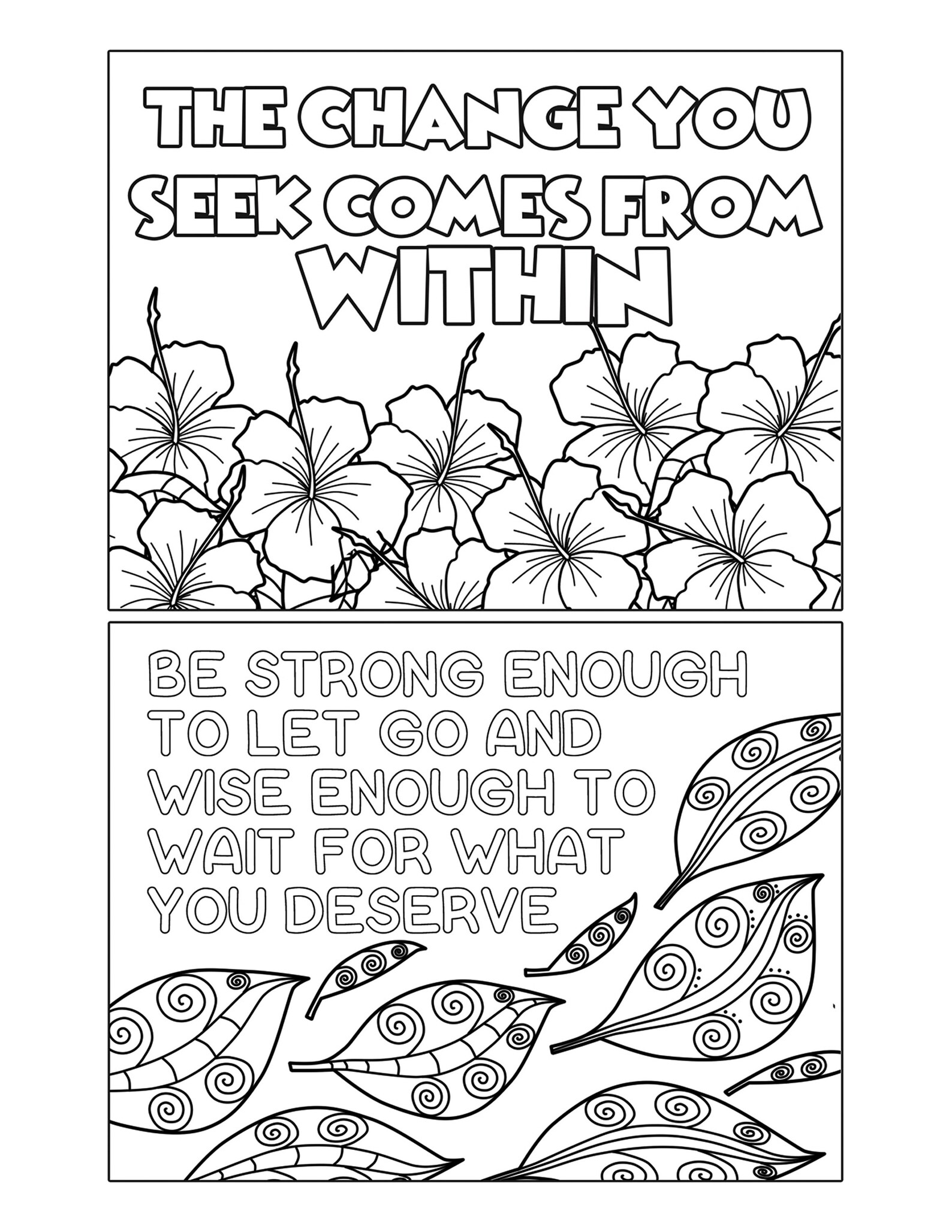 20 Charming Postcards Coloring for Adults 20 Printable - Etsy France