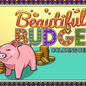 Budget Coloring Planner, Budget Planner Printable, Instant Download PDF ...