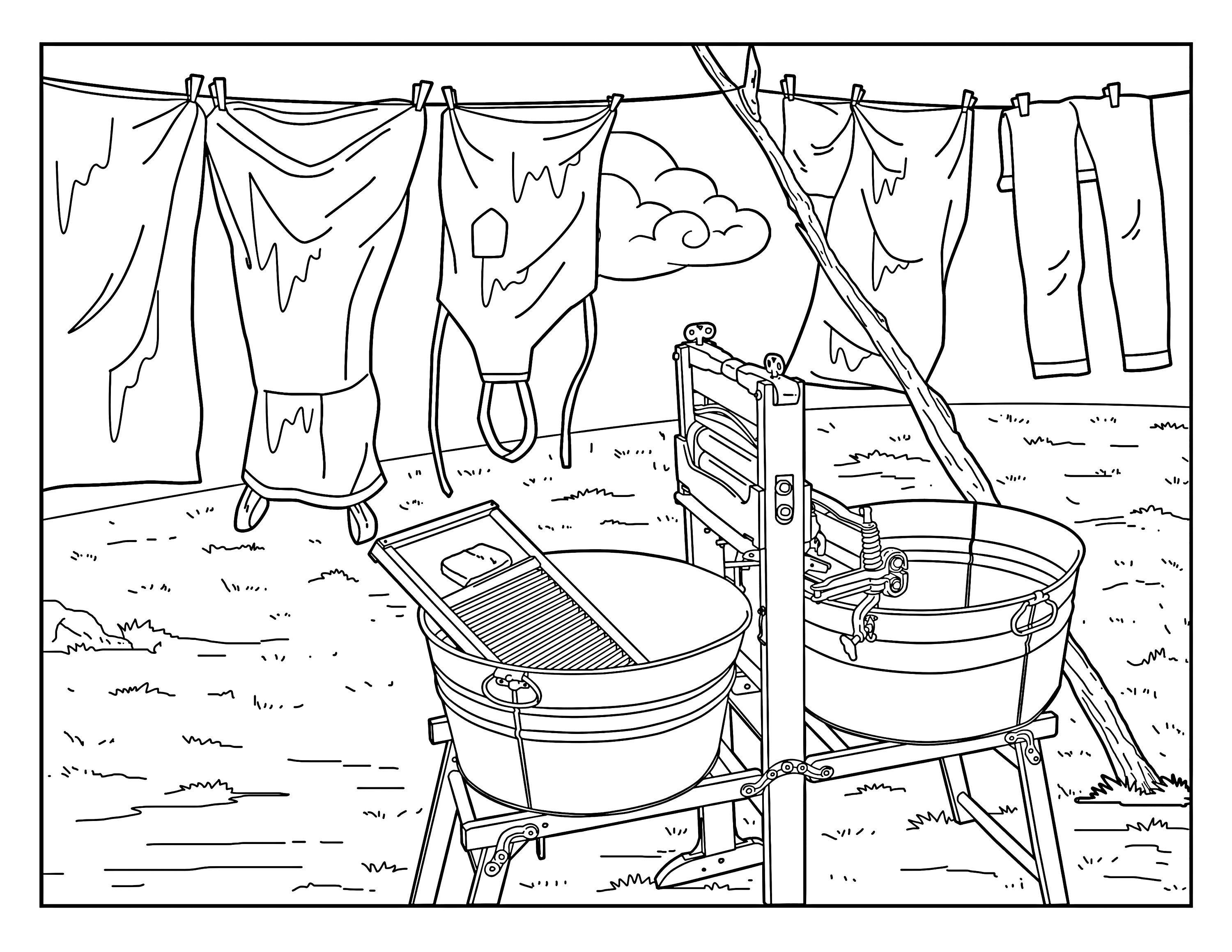 Colonial Men Coloring Pages