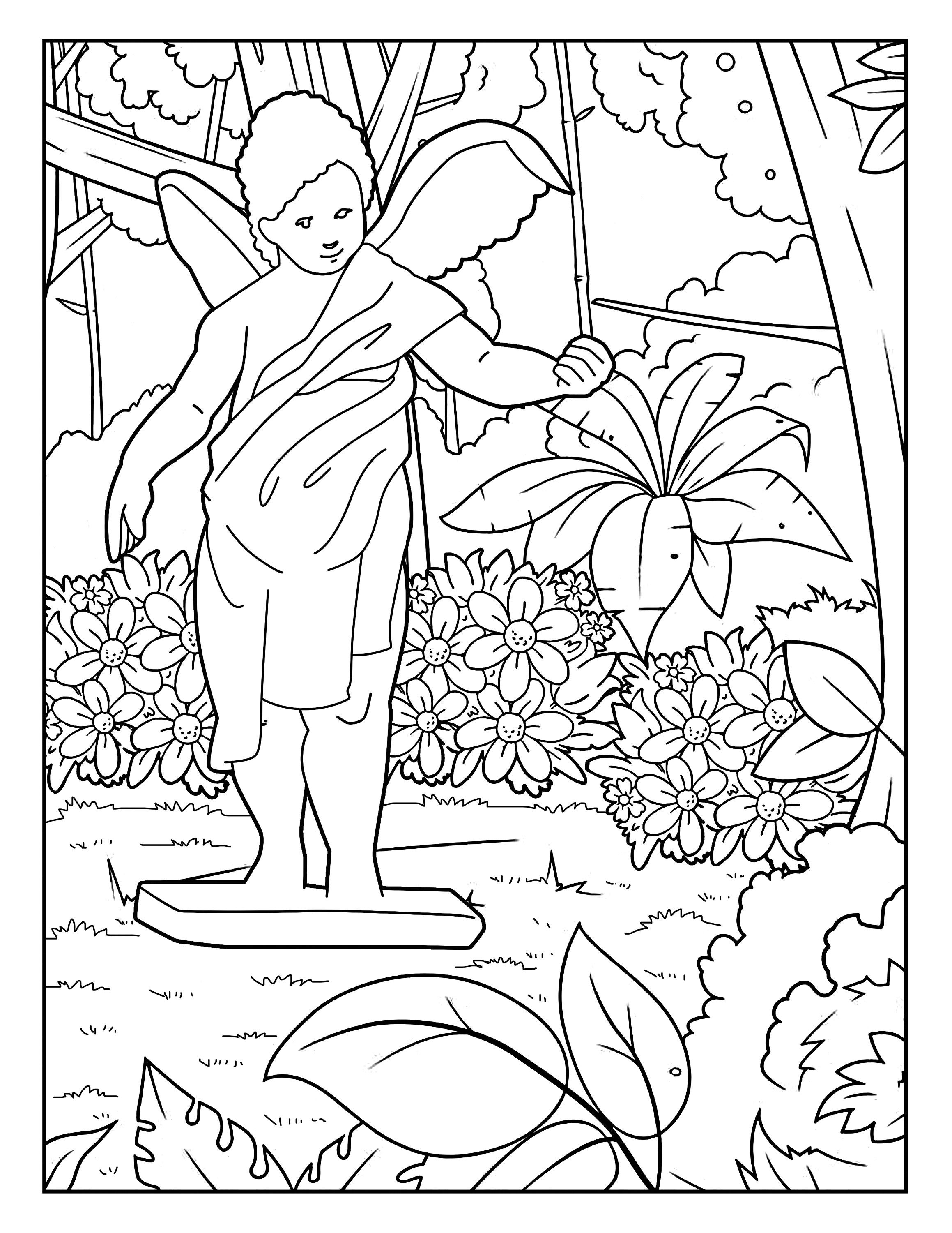 Garden Gallery, Coloring Pages for Adults, 12 Printable Coloring Pages ...