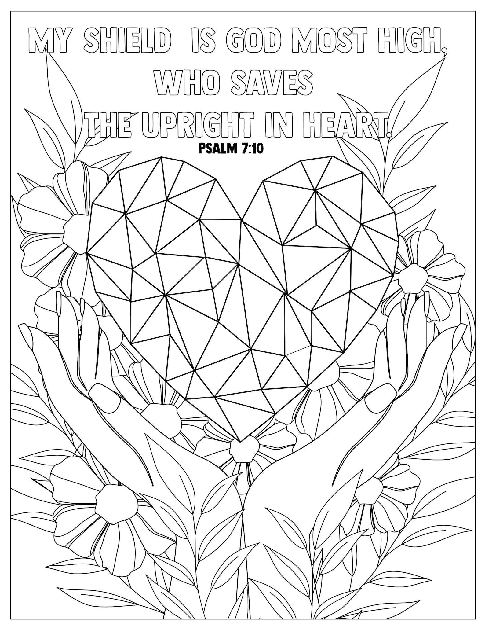 Psalm 7 10 Coloring Pages For Adults 1 Printable Coloring Page psalm-7-10-coloring-pages-for-adults-1-printable-coloring-page