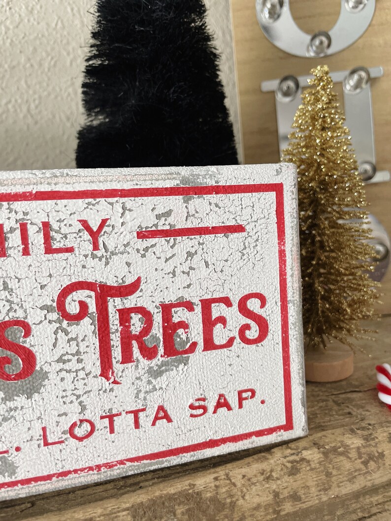 Griswold Family Christmas Trees | Christmas Sign Shelf Decor | Modern ...