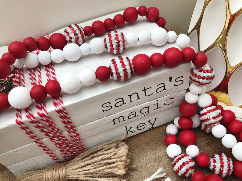 Christmas Decor Stacked Books Book Stack Hand Painted - Etsy