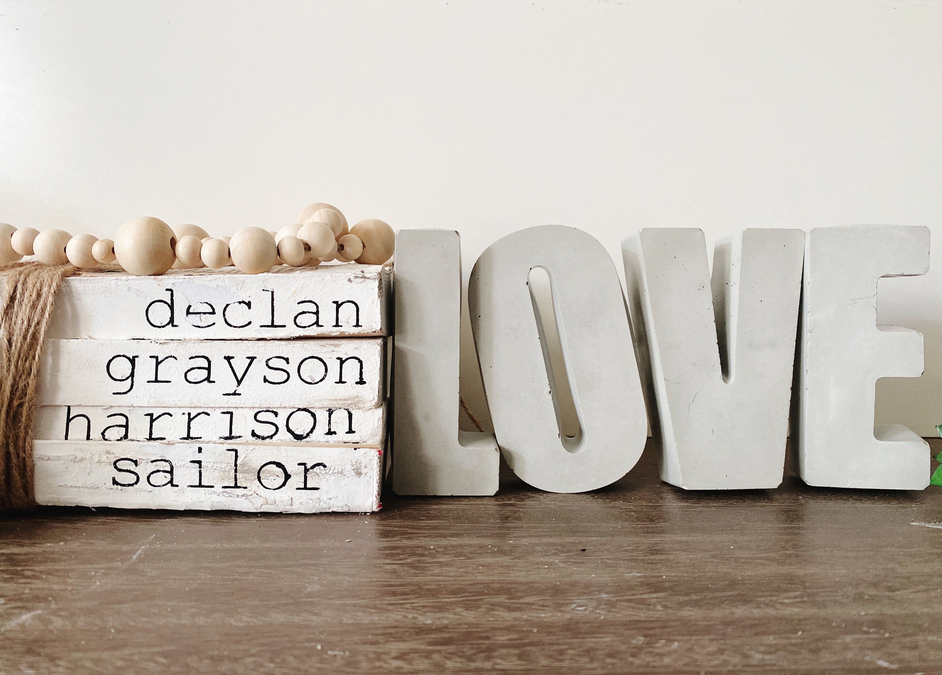 Large Cement Letters Big Concrete Initials Cement Alphabet - Etsy