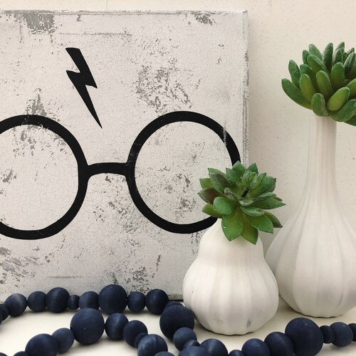 Wizard Scar Sign Gender Neutral Baby Decor potterhead Decor - Etsy