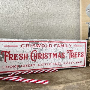 Griswold Family Christmas Trees | Christmas Sign Shelf Decor | Modern ...