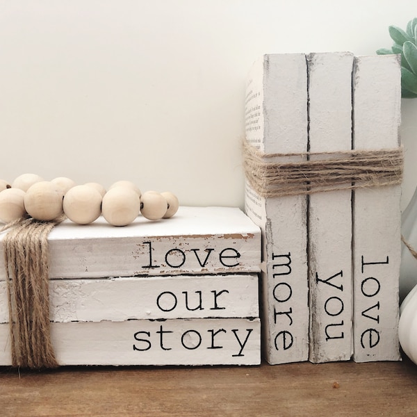 Wedding Book Stack - Etsy