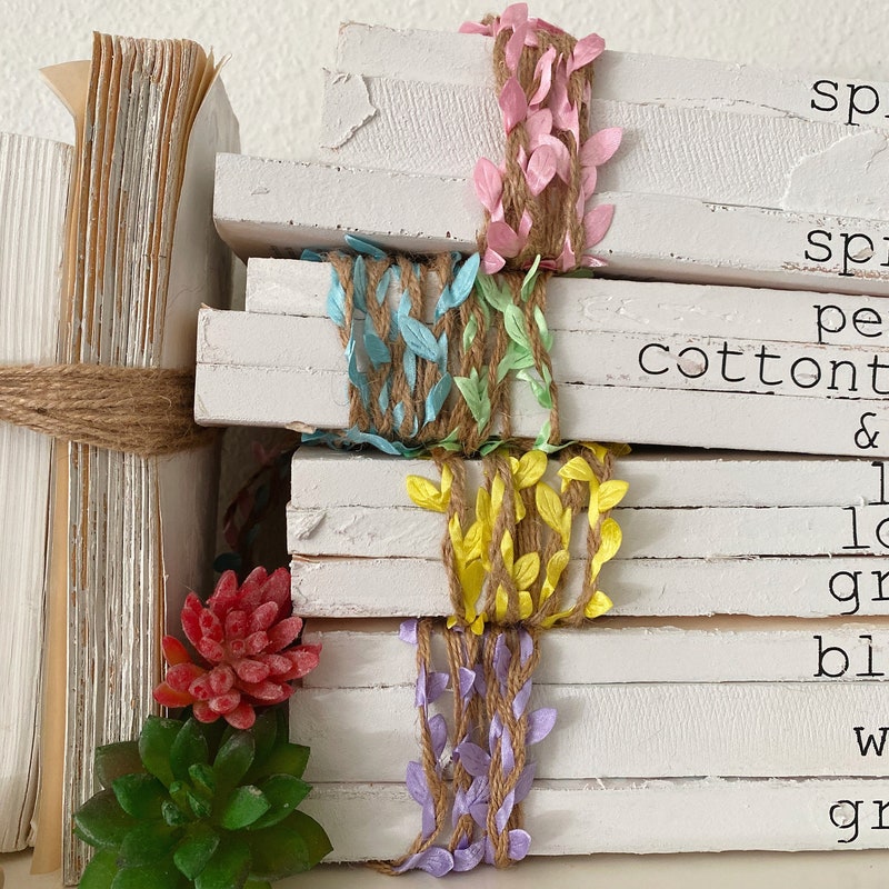 Stamped Book Stack - Etsy