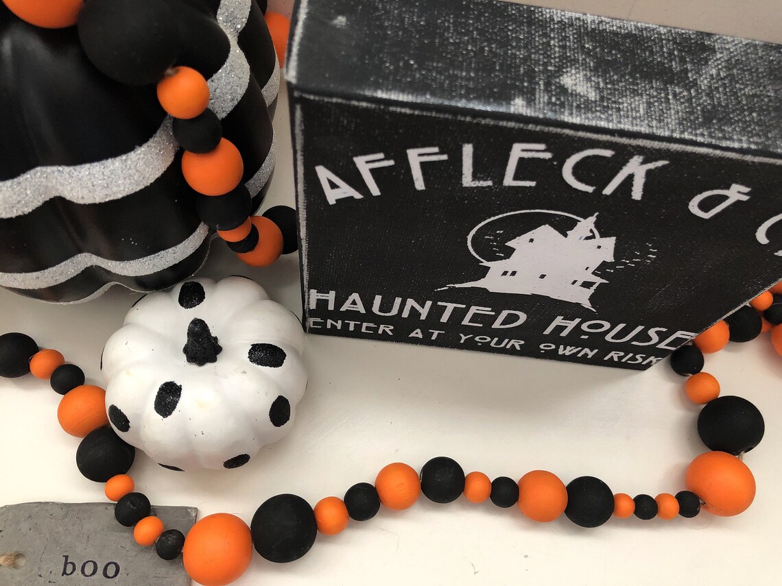 Custom Haunted House Halloween Decor Sign | Haunted Mansion | Rustic ...