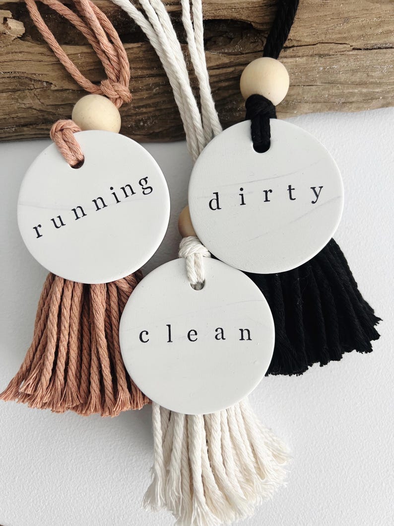 Circle Edition Occupied Bathroom Door Sign | Do Not Disturb Wood Bead ...