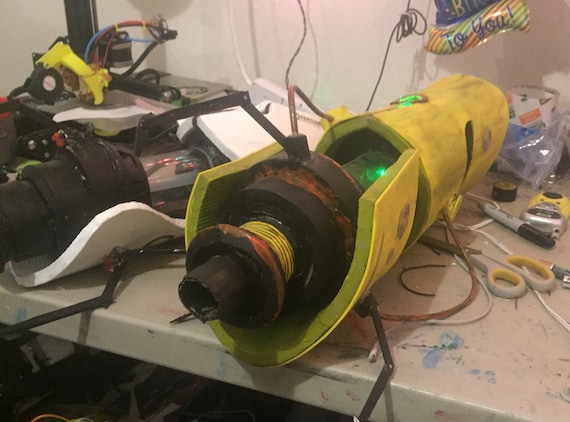 Portal Gun Shell Template