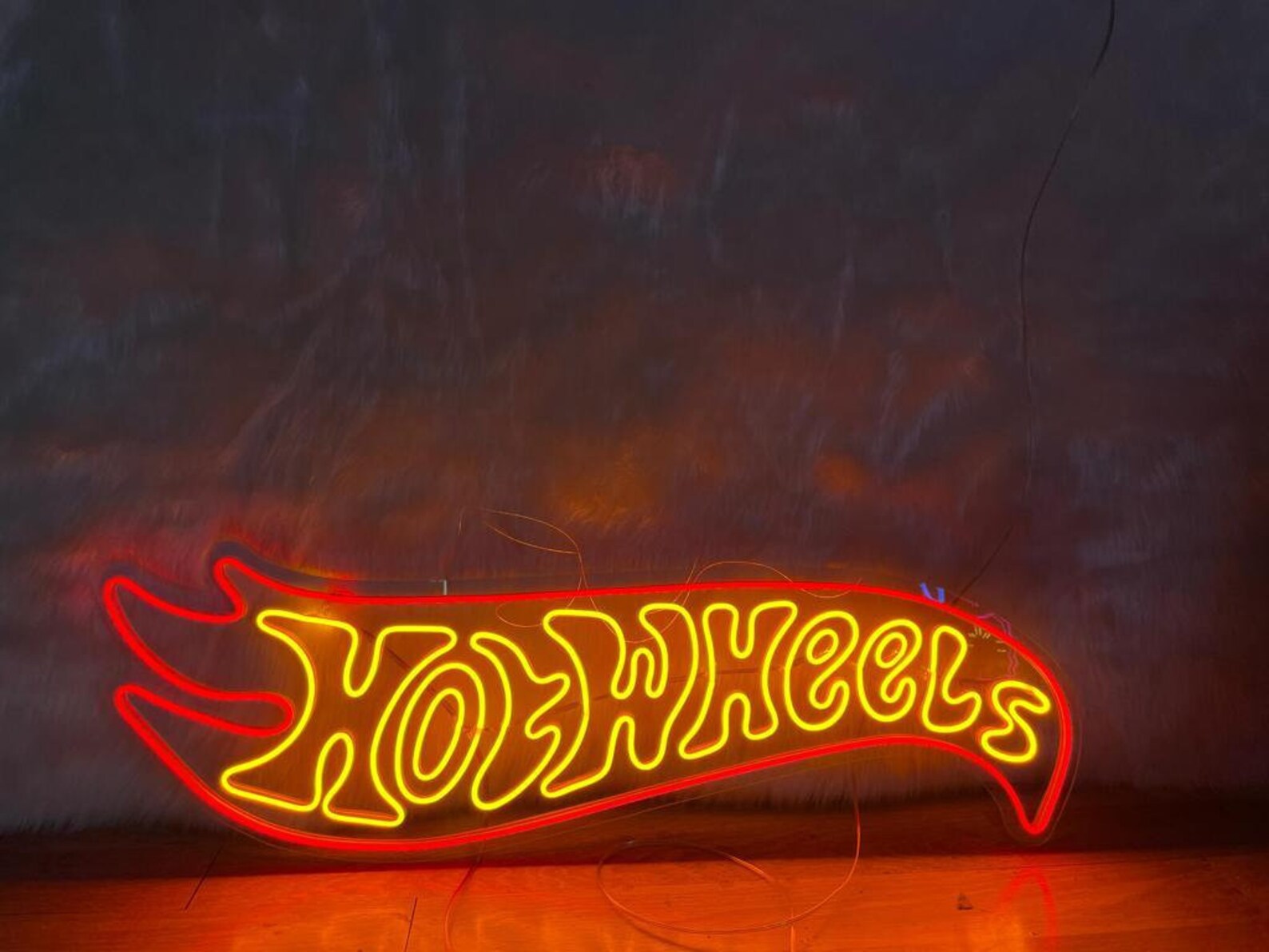 Hotwheels Neon Sign, Hotwheels Neon Sign Bedroom, Hotwheels Logo Led ...