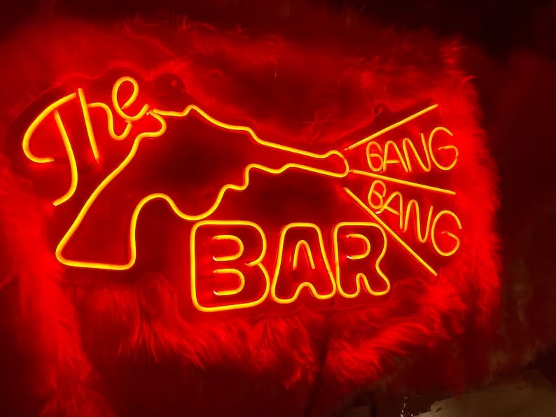 Twin Peaks Neon the Bang Bang Bar Led Neon Sign Twin Peaks - Etsy