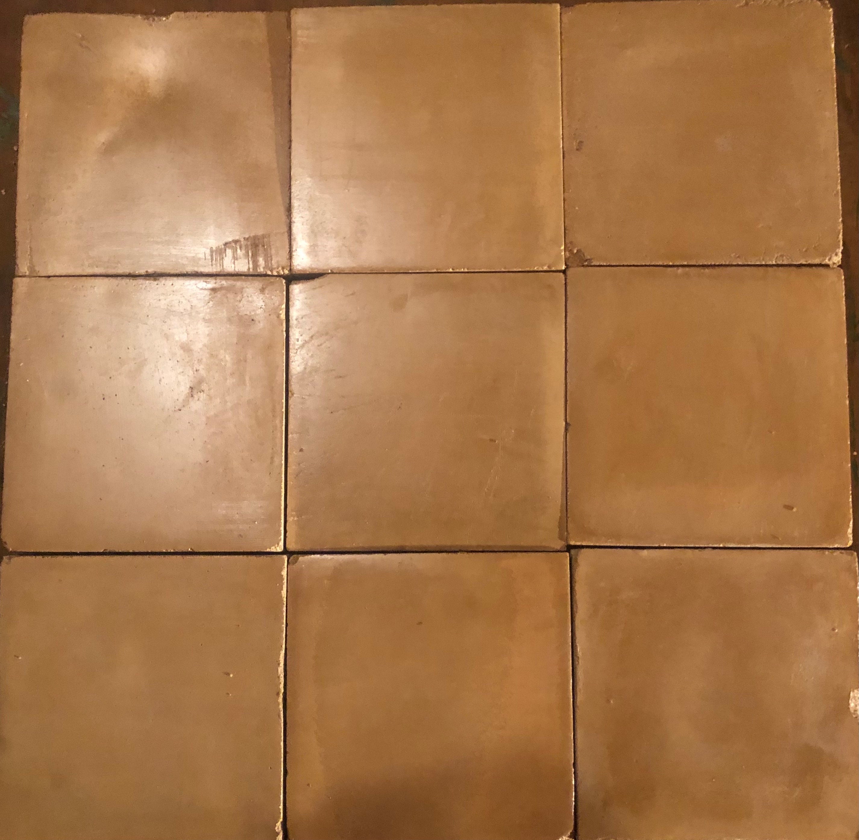 4x4 Cottage Craft Tile Handmade Rustic Beige Fireplace Kitchen Wall ...