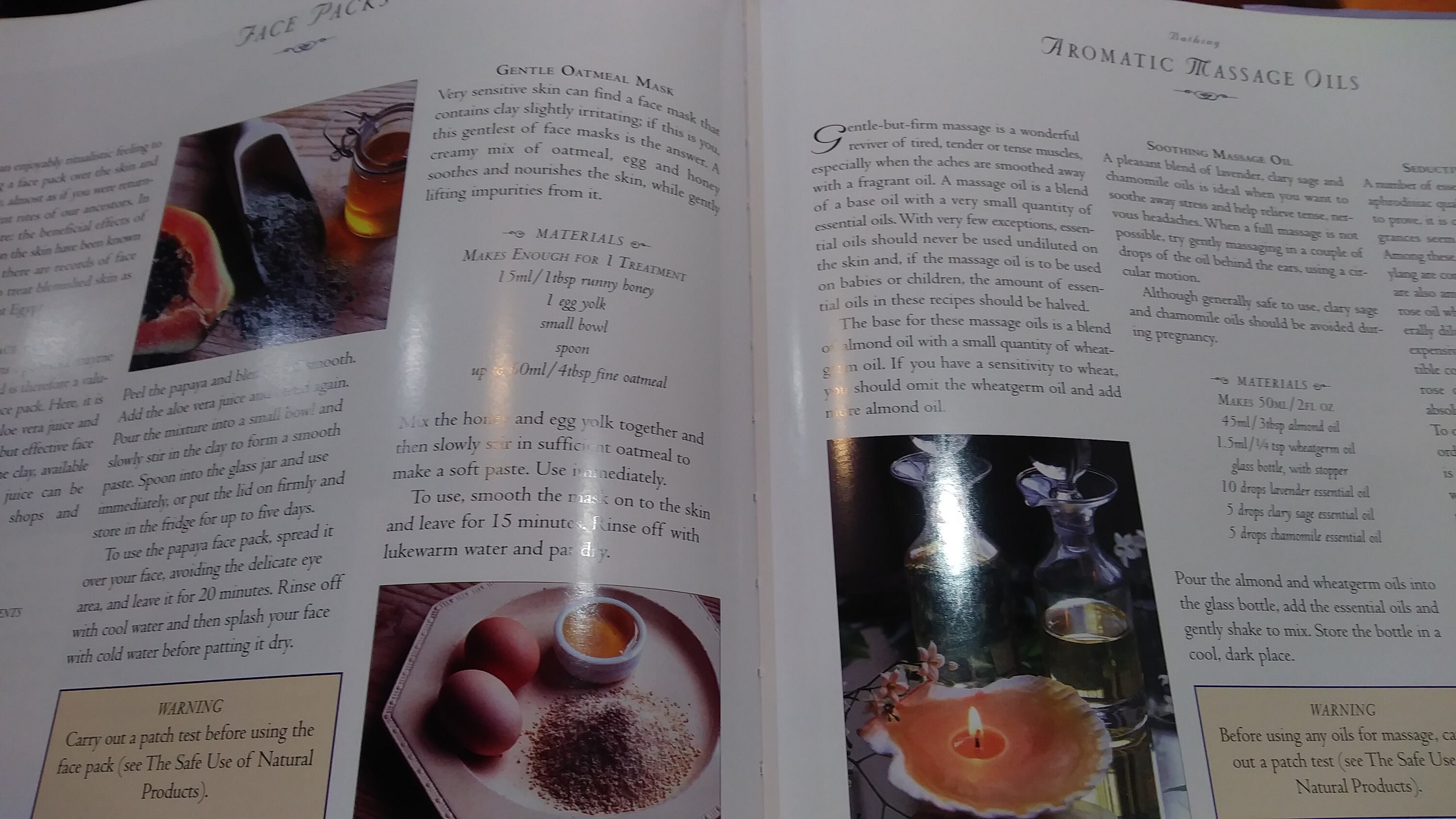 Collection of Two Self Care Spa Books: bath and Body Book by Stephanie ...