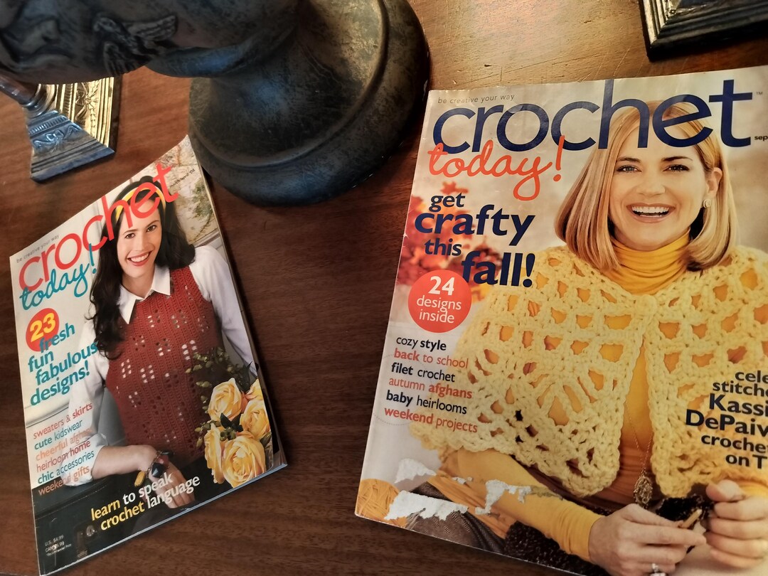 Set of 2 "crochet Today!" Magazines - Etsy